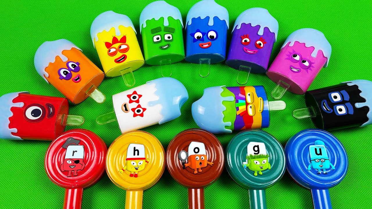 Numberblocks - Looking for Alphablocks CLAY Lollipops and Ice Cream ...