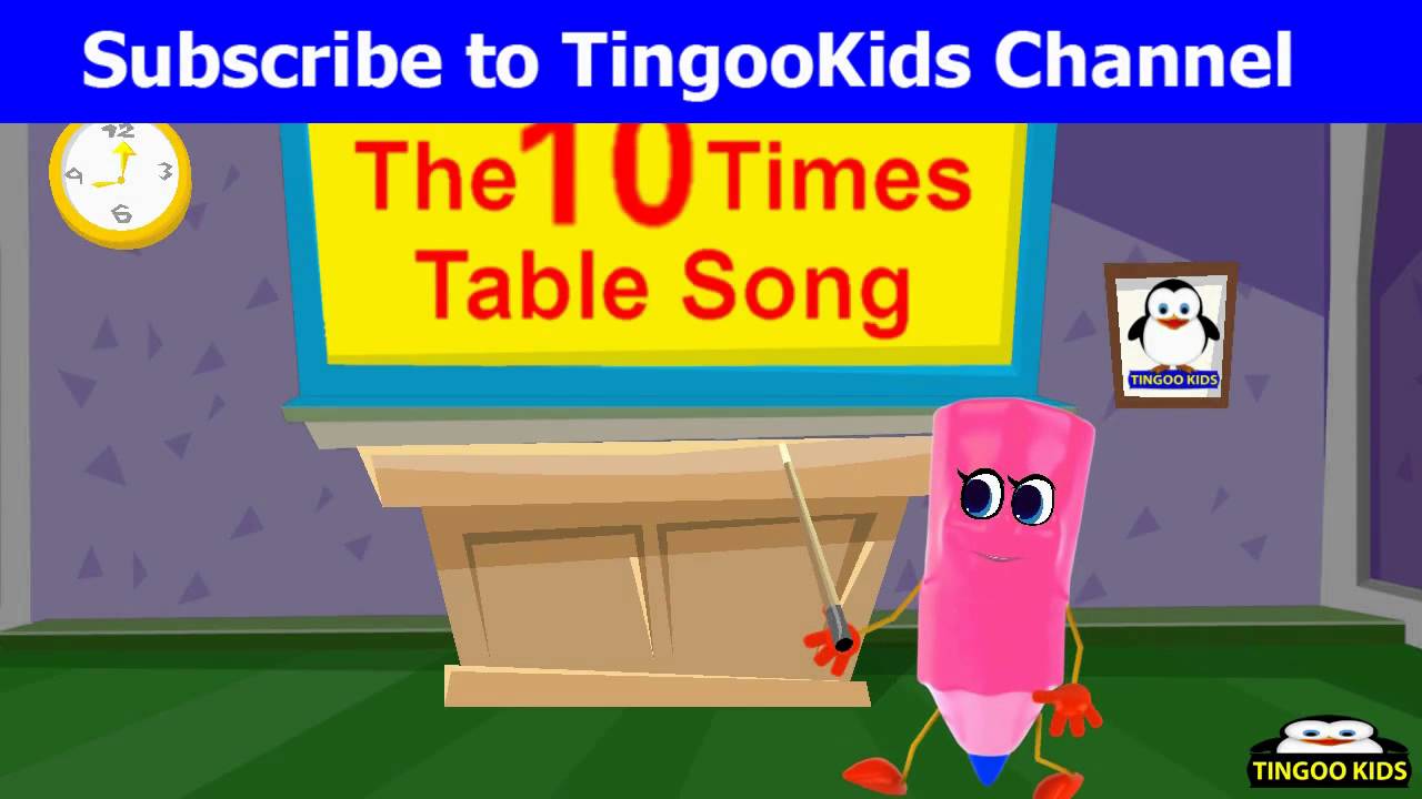 10 Times Table Nursery Rhymes Teaser Songs - YouTube