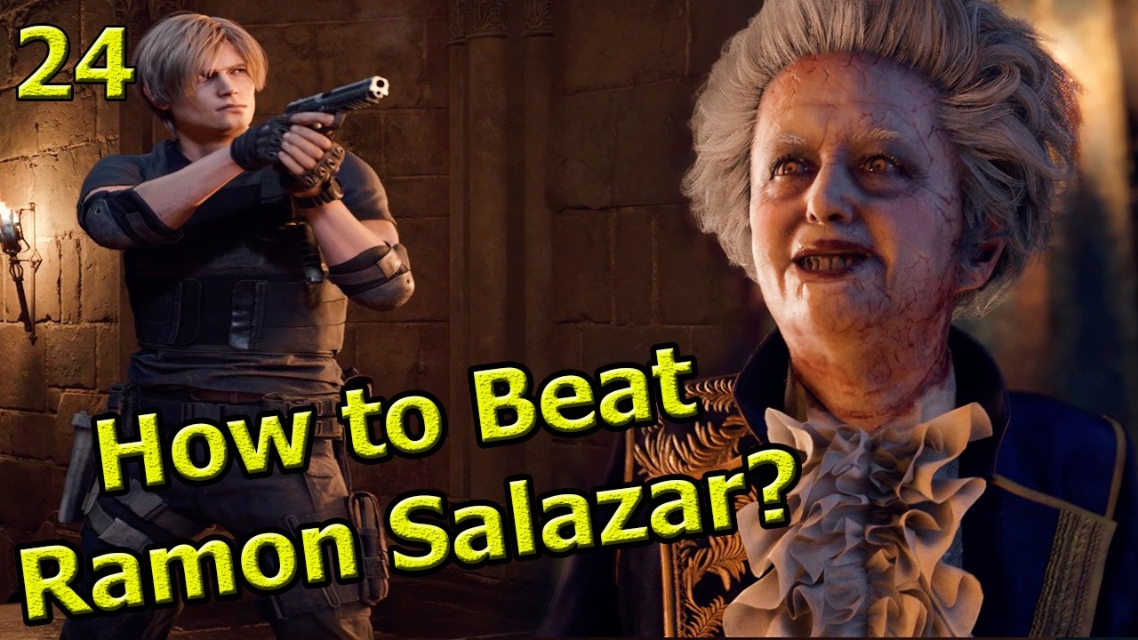 How to Beat Ramon Salazar - Resident Evil 4 Remake Boss Guide - YouTube