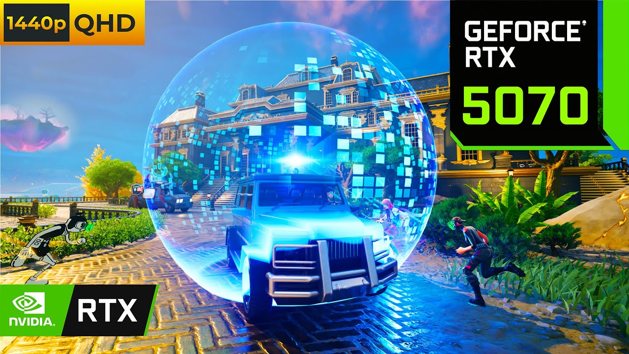 Fortnite: RTX 5070 + 7800X3D (1440P Ultra Graphics Ray Tracing ON ...