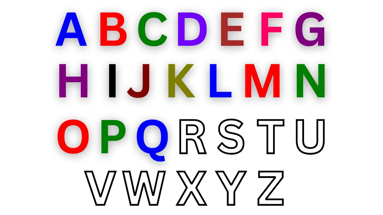 A B C D E F G I Learning Alphabets 🚀 I A B C D Song Nursery Rhymes I ...