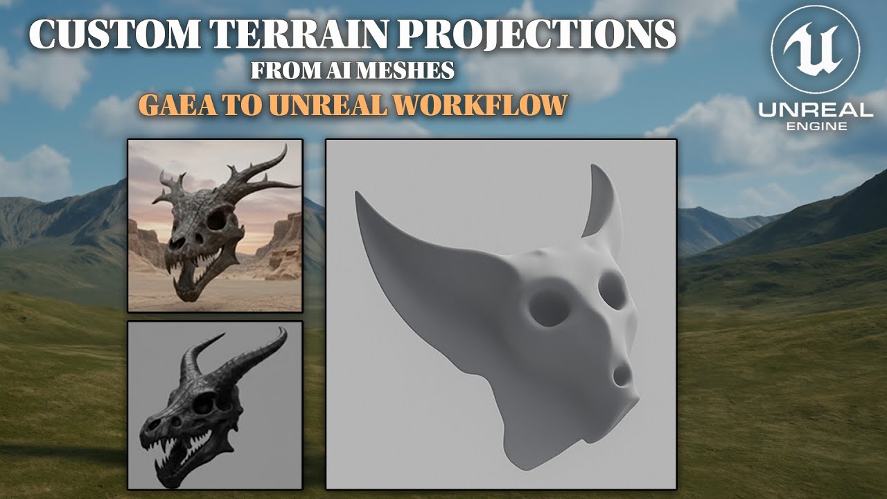 Creating Custom Terrains from AI Meshes in GAEA for Unreal Engine ...