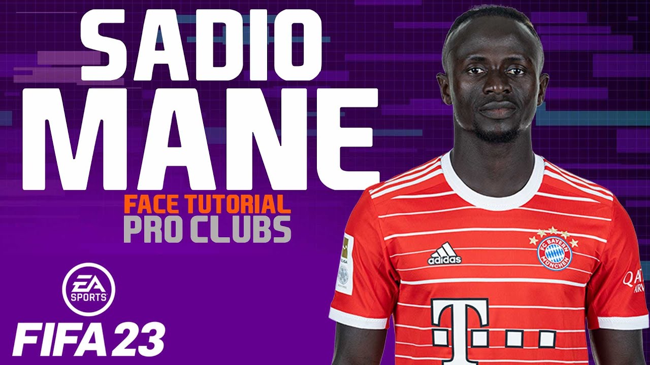 Sadio Mané face 23 Pro Clubs Face Creation look alike - YouTube
