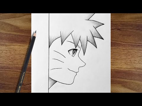 How To Draw Naruto Uzumaki Easy Step By Step | How to draw anime For Beginners | Naruto  drawing