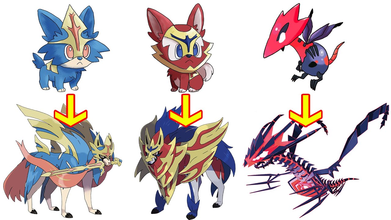 Drawing All Pre-evolutions for all Gen 8 Galar Pokémon That Have No ...