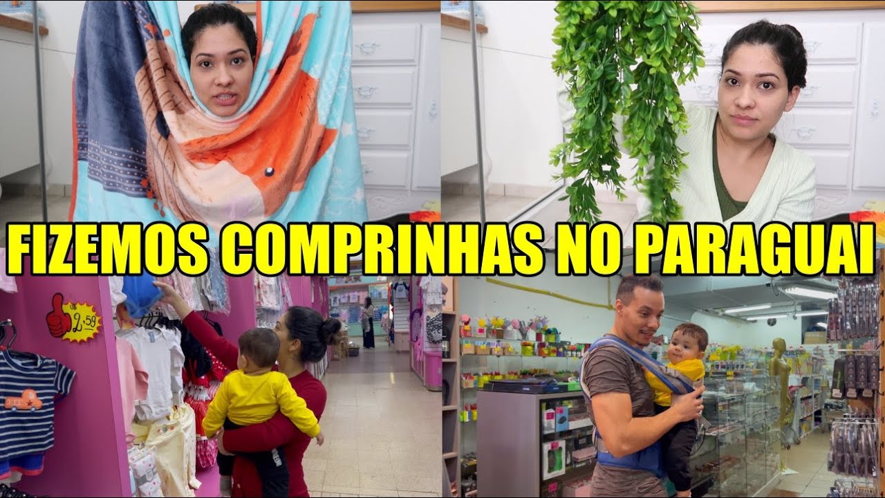 COMPREI O QUE TANTO QUERIA| MOSTREI TODAS AS COMPRINHAS DO PARAGUAI ...