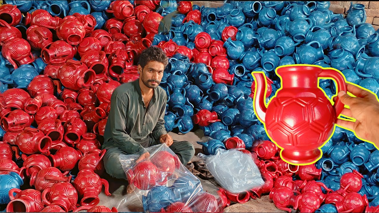 How To Make Asian Plastic Lota Out of Waste Material - YouTube