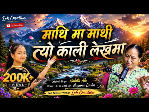 Mathima Mathi • माथि मा माथी त्यो काली लेखमा • Kabita Ale Aayuna Limbu TikTok Viral Song AI Cover