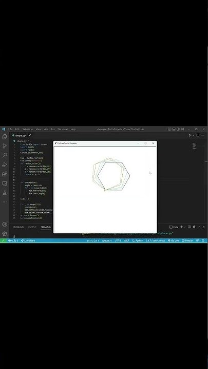 youtube shorts-Python turtle - YouTube
