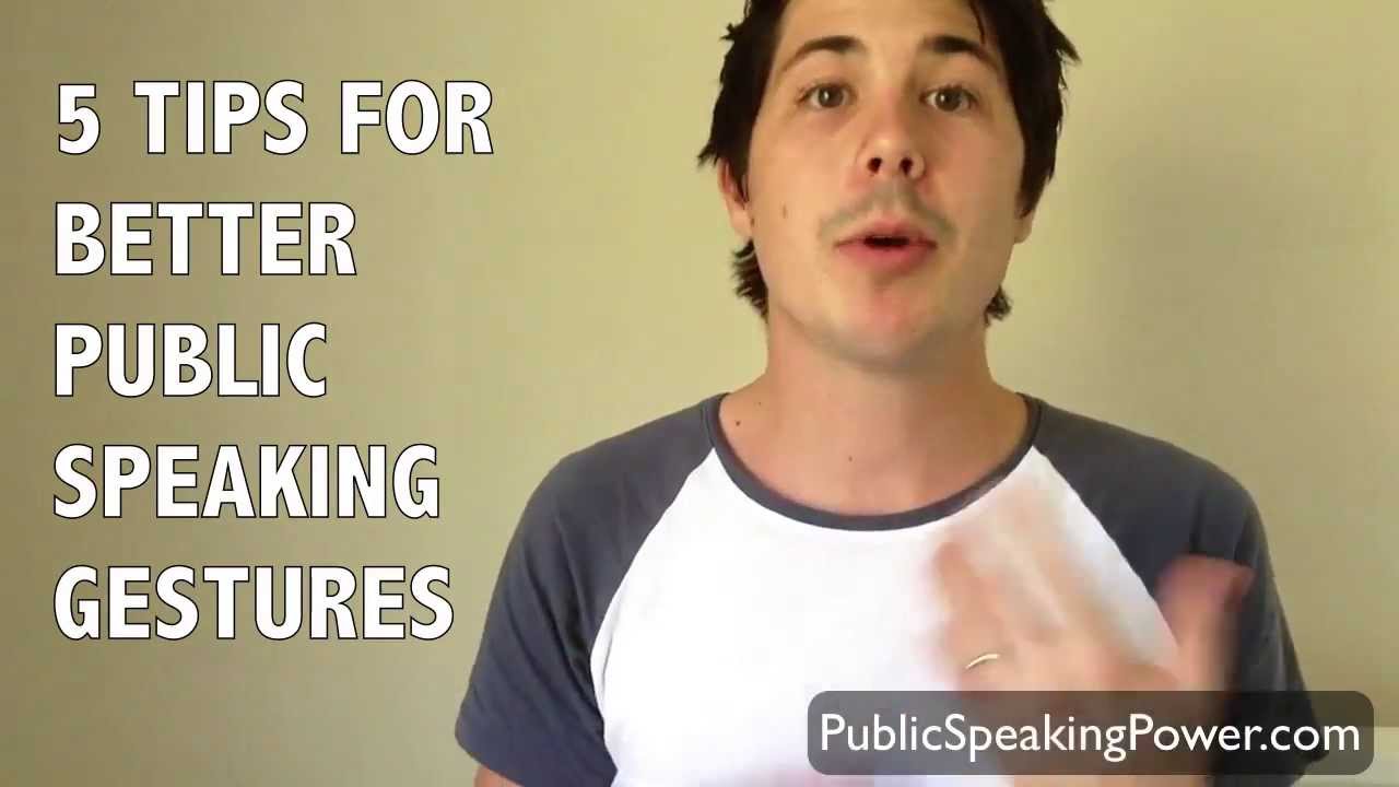 5 Tips For Better Public Speaking Gestures - YouTube