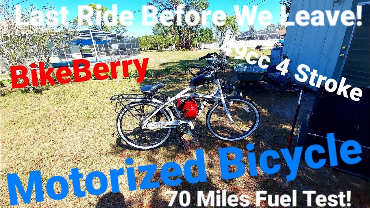 Last Ride On The BikeBerry Switz Cruz 49cc 4 Stroke Motorized Bicycle ...