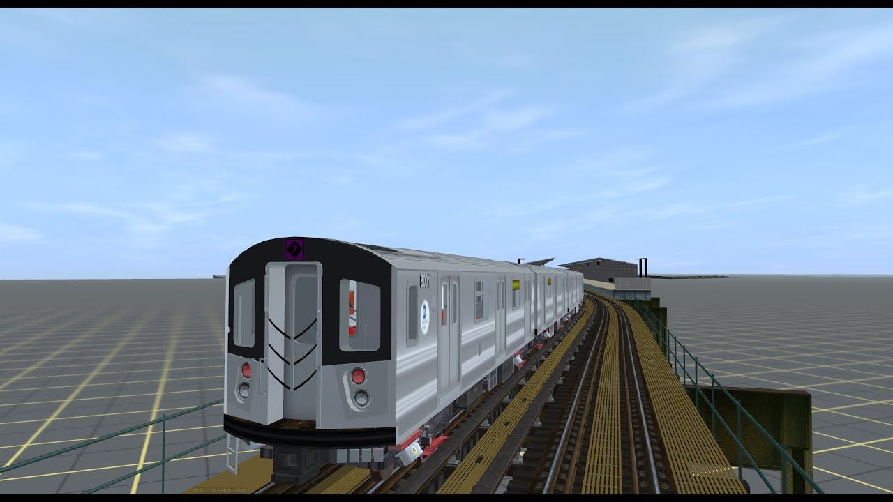 Trainz 12: Main Street Bound R110A (7) Exp Train (Court Square ...
