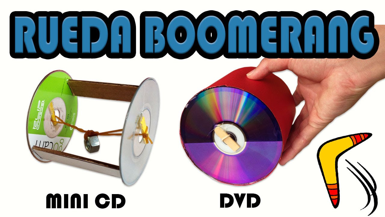Como Hacer una Rueda Boomerang (Manualidades Fáciles) - YouTube