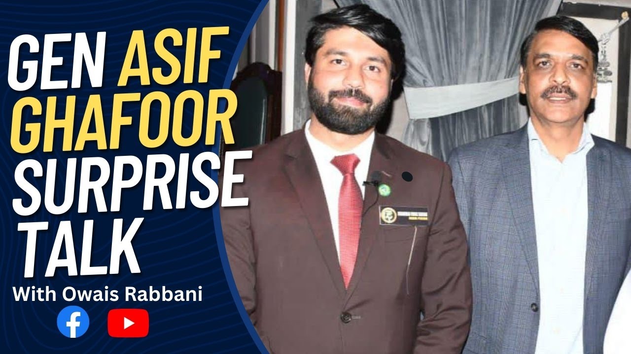 Gen Asif Ghafoor Surprise talk | Exclusive Interview of Gen Asif ...