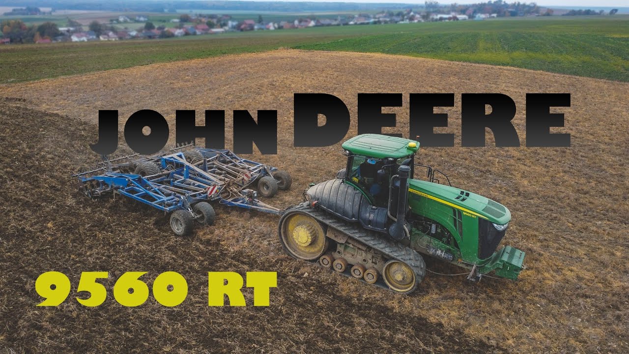 John Deere 9560 RT w akcji - YouTube
