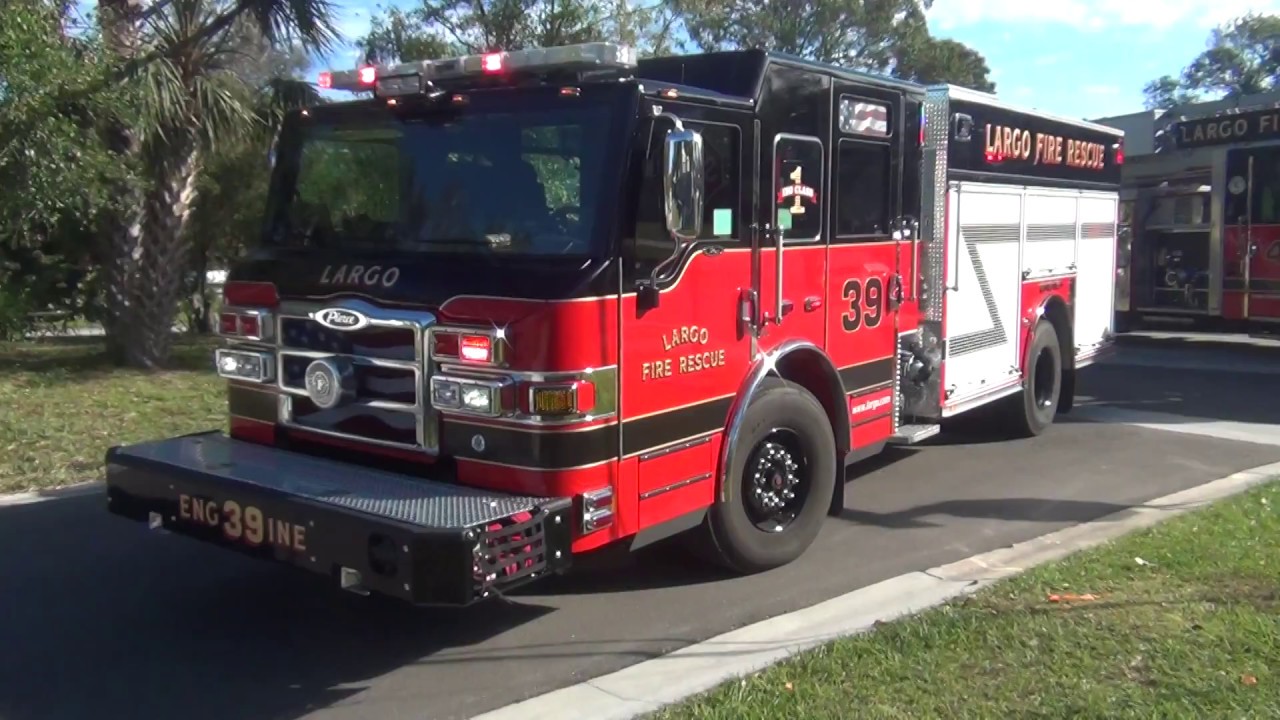 Largo Fire Rescue Engine 39 - YouTube