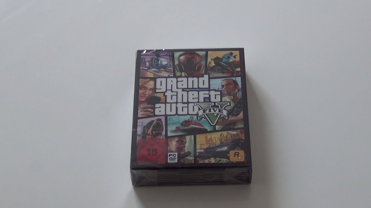 gta 5 pc unboxing - YouTube