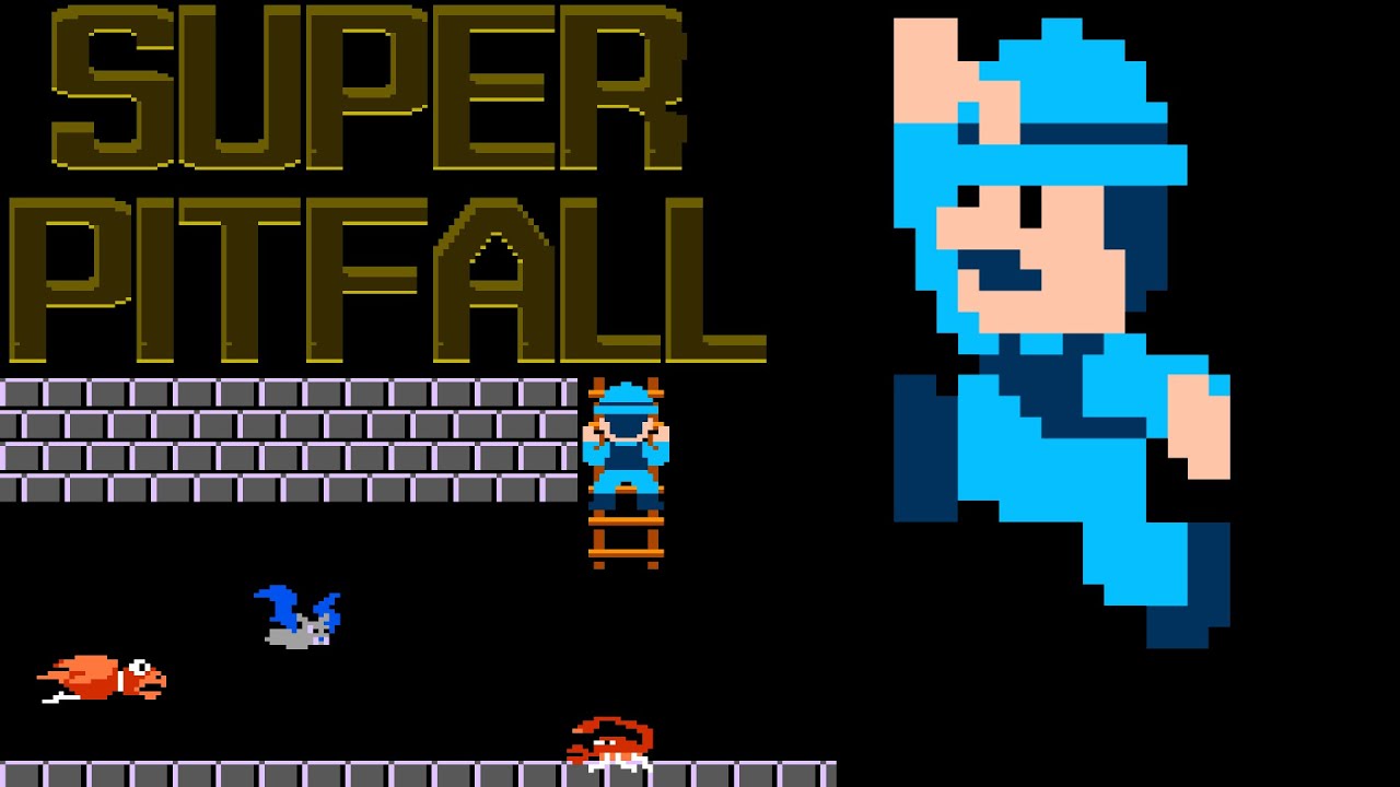 Super Pitfall (FC · Famicom) original video game | both adventures ...