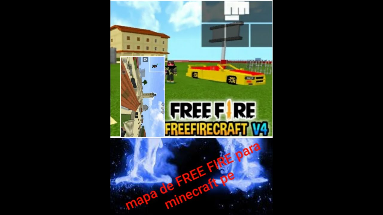 👉MAPA DE FREE FIRE PARA MINECRAFT PE (FREEFIRECRAFT)🚀 - YouTube