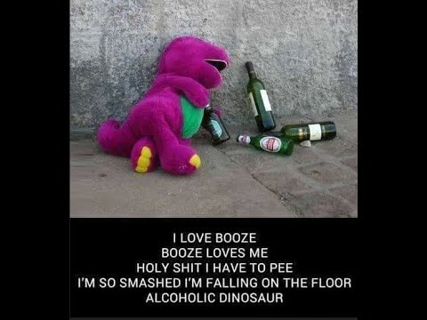 Barney was on the booze - YouTube