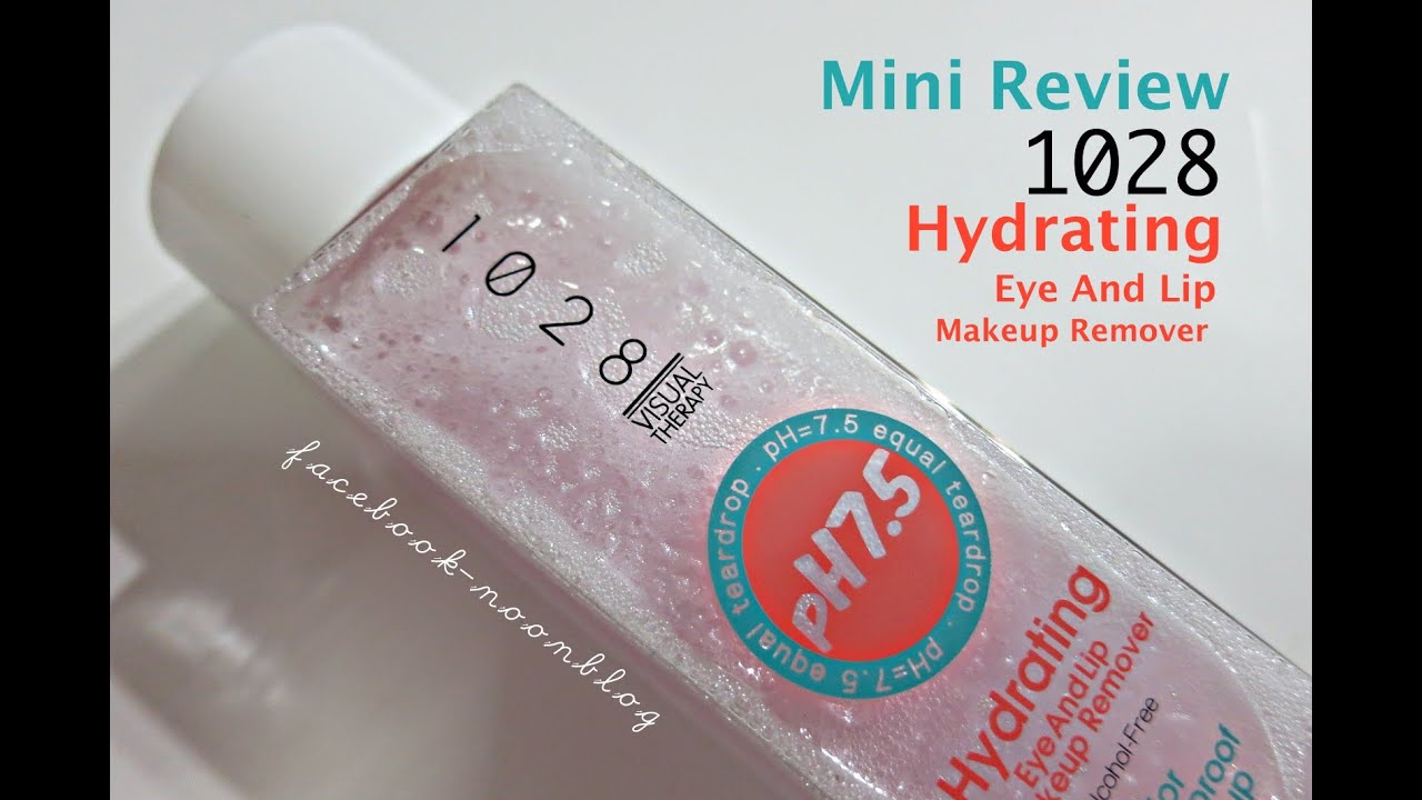 Mini Review 1028 Hydrating Eye and Lip Remover - YouTube