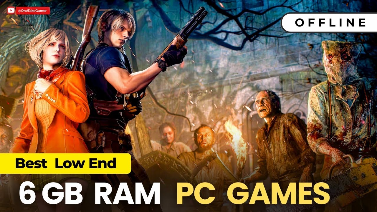 Top 10 Games for 6GB Ram PC without Graphics Card || Low End PC Games ...