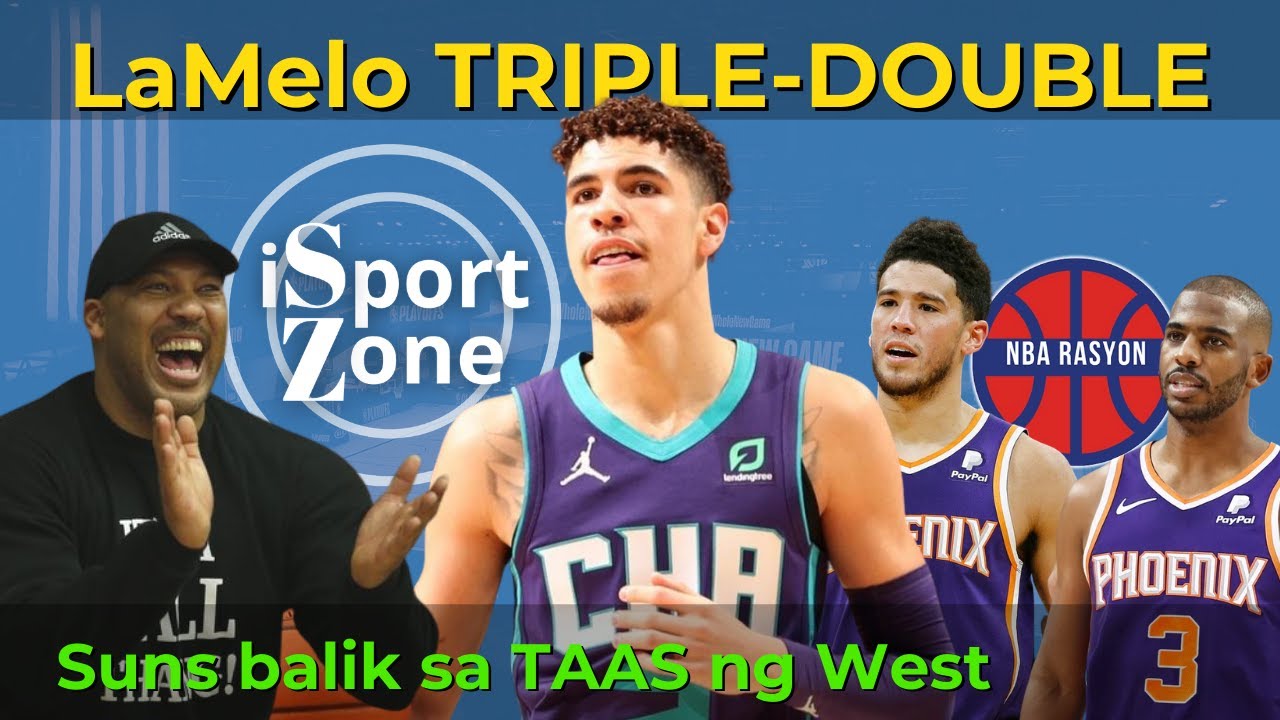 NBA RASYON JAN10. Lamelo Ball EPIC Triple Double. 76ers PITONG Players ...