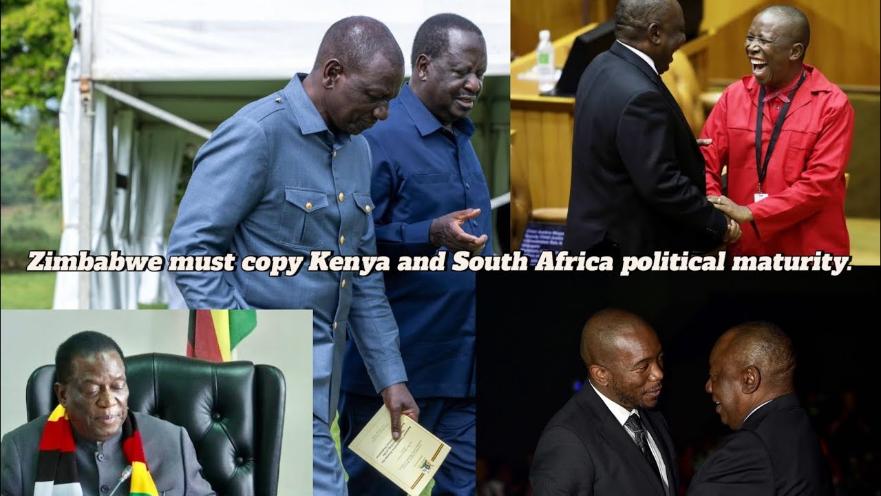 Zimbabwe must copy Kenya and South Africa political maturity. kwete ...