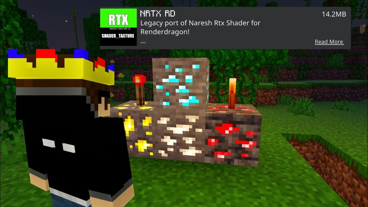 RTX Shader for Minecraft 🤯🤯 - YouTube
