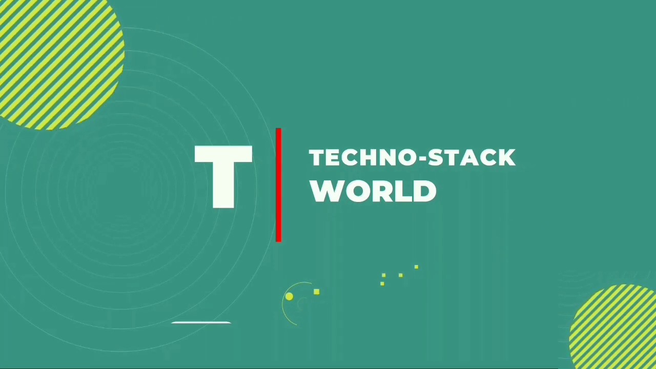 Techno-Stack World Channel Intro Video - YouTube