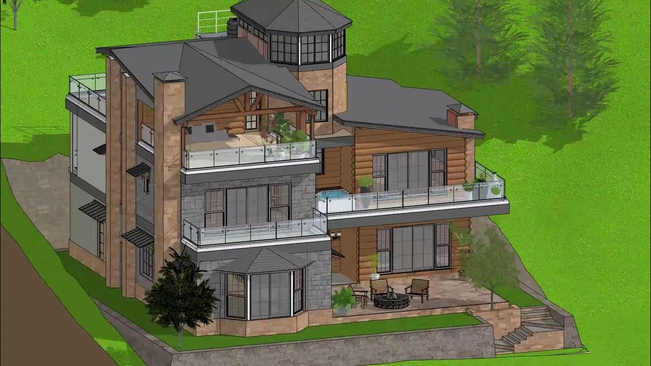 Main Cottage | Exterior | 114.02| Unrendered | MKSS-CAD Studio - YouTube