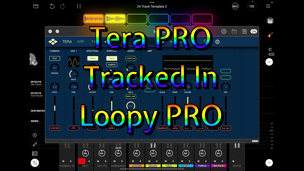 TERA Pro Synth by Virsyn - Tracked in Loopy PRO - Demo for the iPad ...