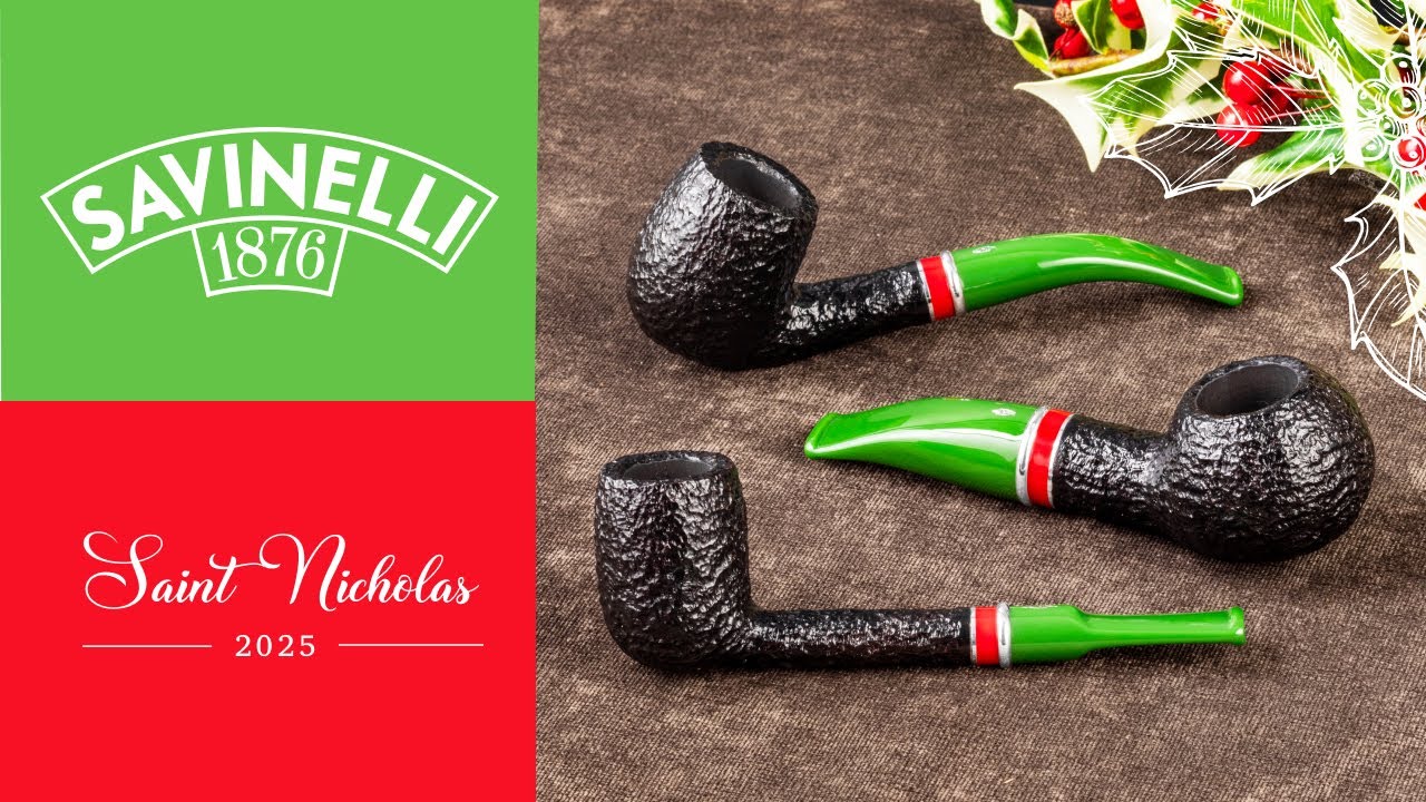 Savinelli St. Nicholas 2025 Pipes - YouTube