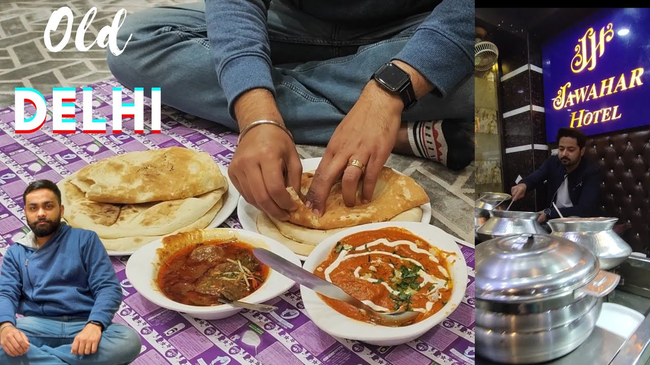 Al Jawahar Restaurant Jama Masjid | Old Delhi Food Tour | Mutton Nihari ...