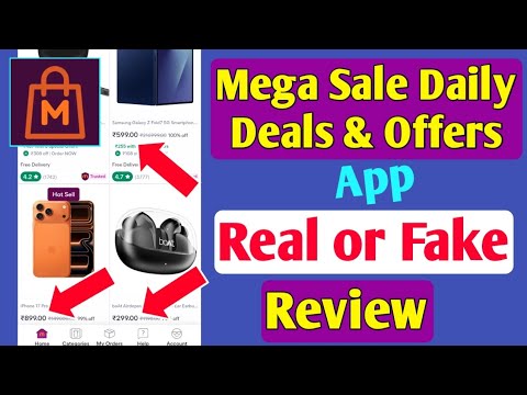 Mega Sale daily deals & offers app real or fake | Review - YouTube