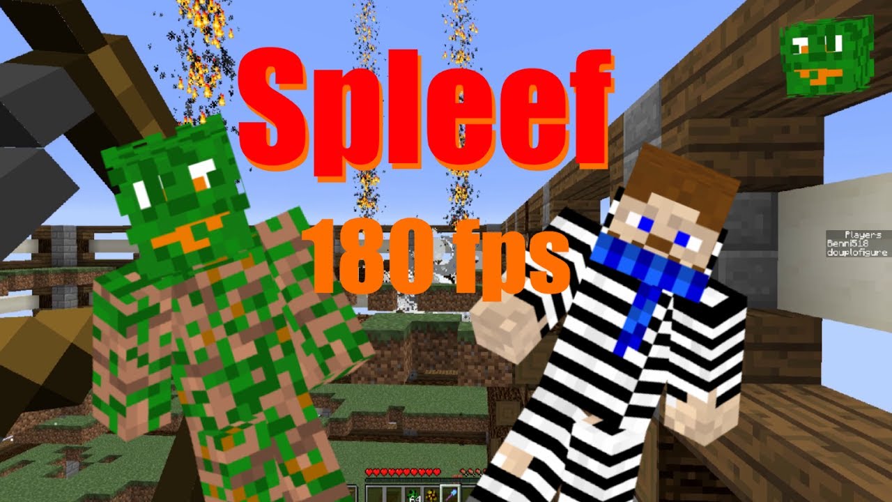 Spleef mit 180fps slow motion -- Minecraft Spleef [Minigames #9] - YouTube