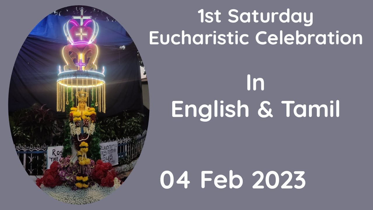 Fr. M.I.Raj SSS | Fr. Xavier SSS | First Saturday Eucharistic ...
