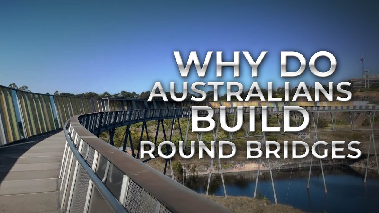 Why do Australians build round bridges in Sydney Olympic Park WALK ...