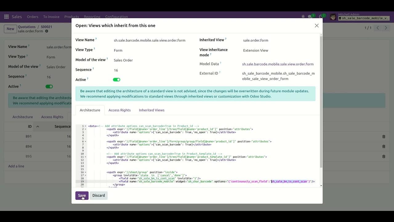 Barcode Qrcode Scanner Widget For Character Field Odoo Youtube