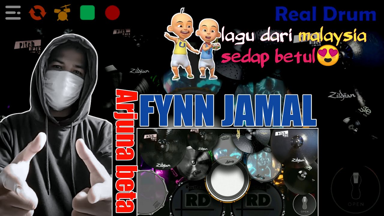 Fynn Jamal - Arjuna Beta🇲🇾 - Real Drum Cover 🎶 - YouTube