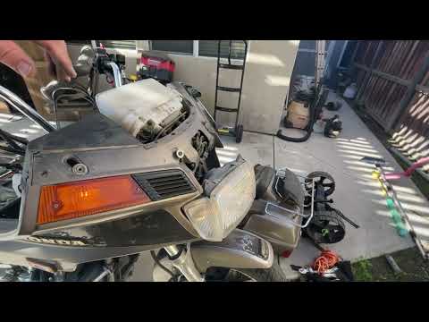 1984 Goldwing Ignition Rewiring, 1983 to 1984 Swap - YouTube