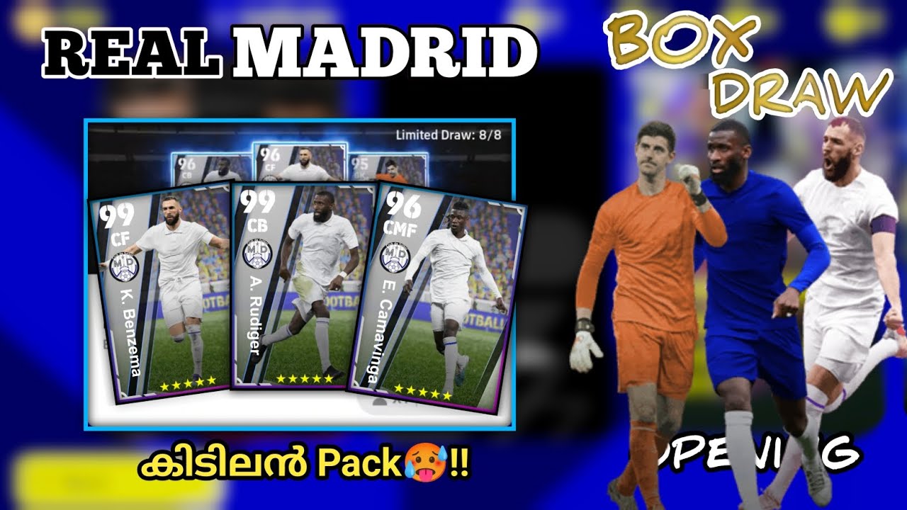 REAL MADRID CLUB Pack Box Draw Opening In EFOOTBALL 23🥵| കിട്ടി മോനെ🥰 ...
