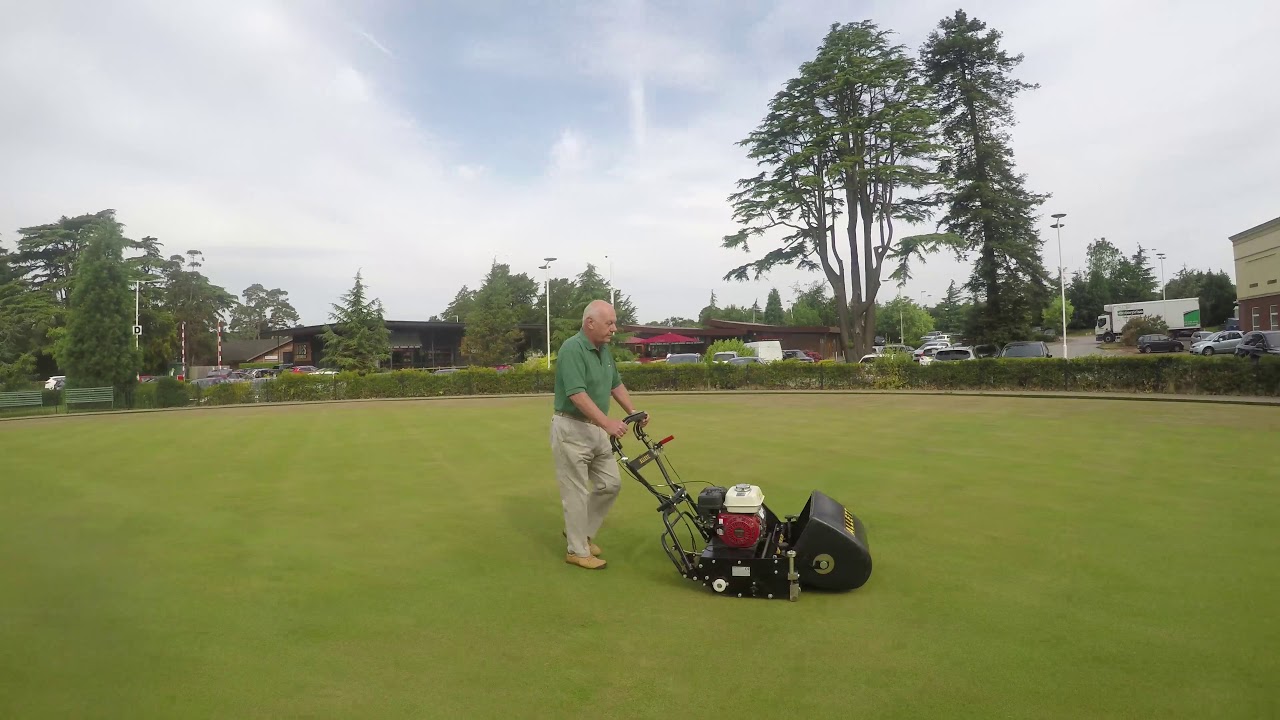 Allett C20 cartridge machine footage- Trentham Bowls Club - YouTube