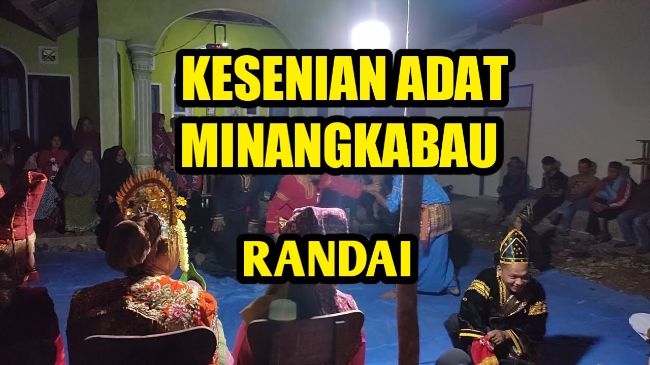 Kesenian Adat Minangkabau || Tarian Randai || vlog - YouTube