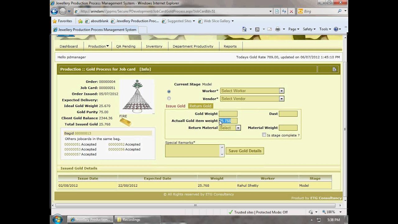 Jewellery Software in Mumbai, Gold Diamond Jewellery Software - YouTube
