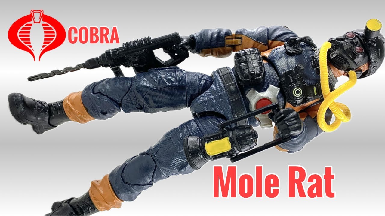 GI-Joe Classified Series Cobra Mole Rat Review & Kitbash - YouTube