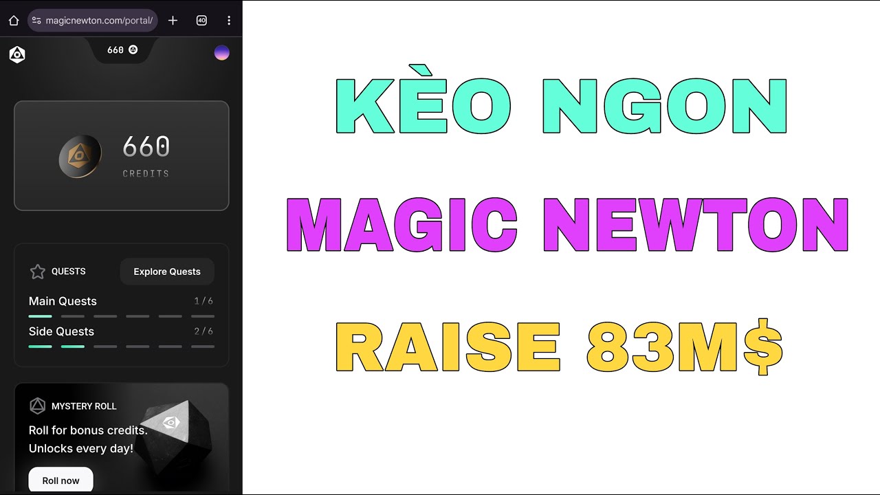 KÈO NGON MAGIC NEWTON AIDROP, HƯỚNG DẪN CHI TIẾT CÁCH THAM GIA AIDROP DỰ ÁN MAGIC NEWTON - YouTube