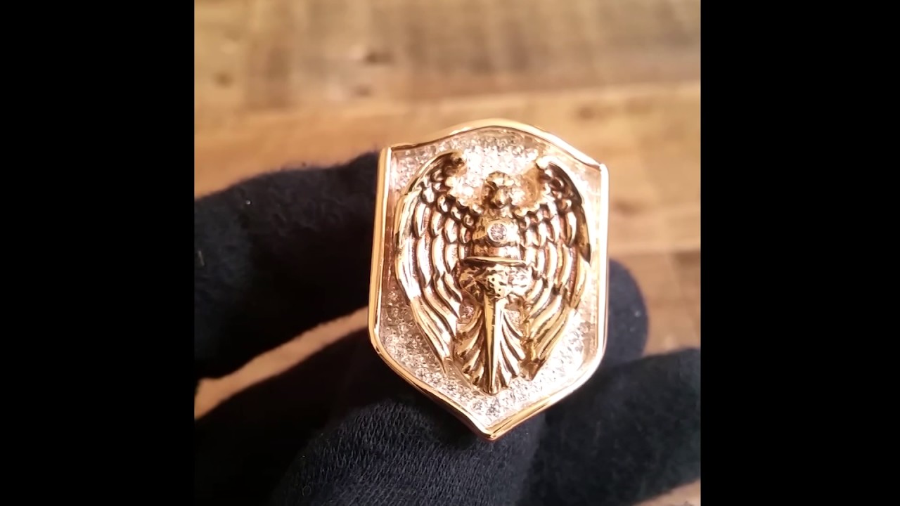 Gold "Maverick" Ring by Proclamation Jewelry - YouTube
