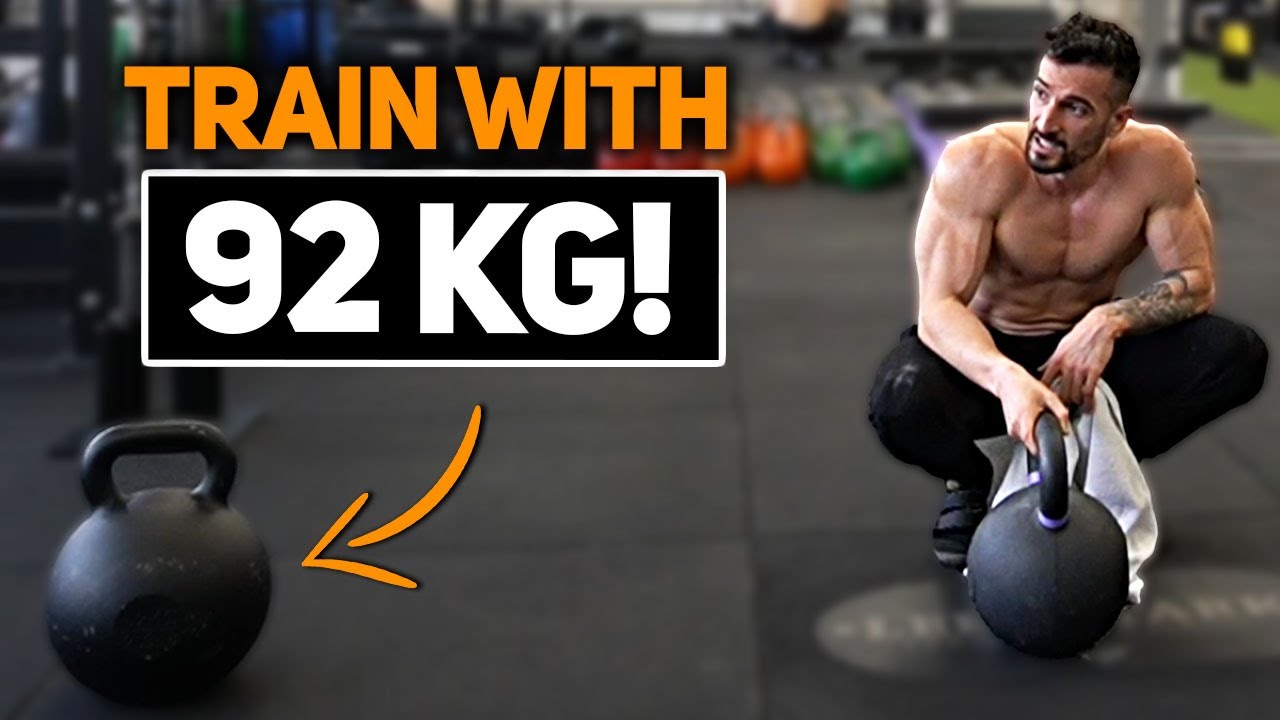 92KG MONSTER Kettlebell Workout For Psychopaths - (FOLLOW ALONG) - YouTube
