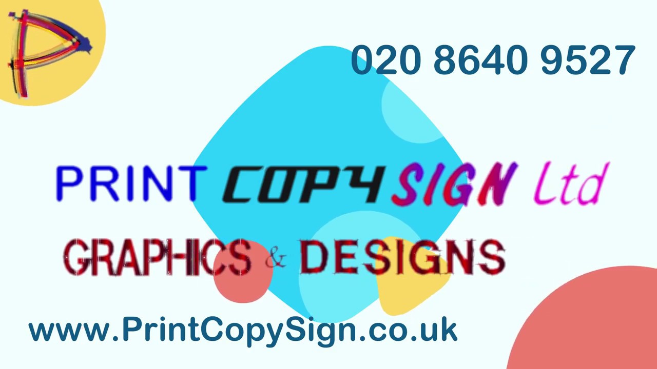 Print Copy Sign Film Vinyl Banner and displays. - YouTube
